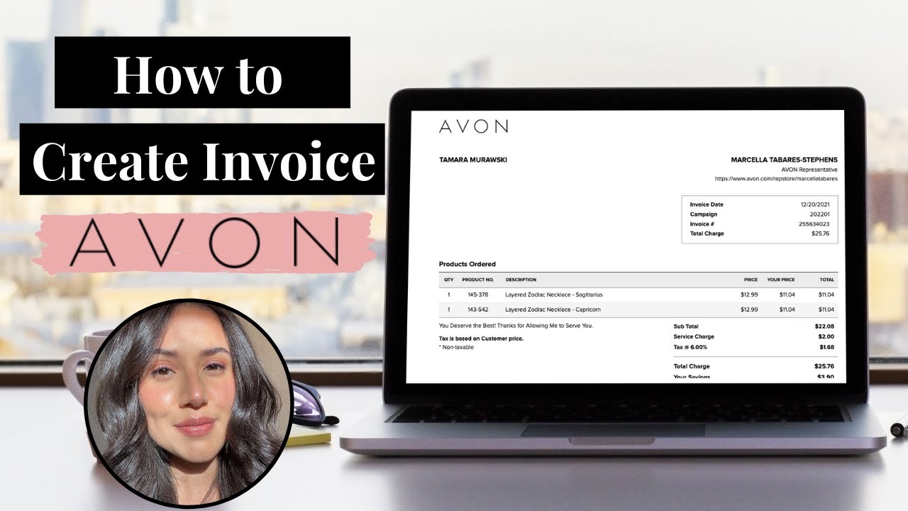 How to Create an Invoice on Avon.com // 2022 - YouTube
