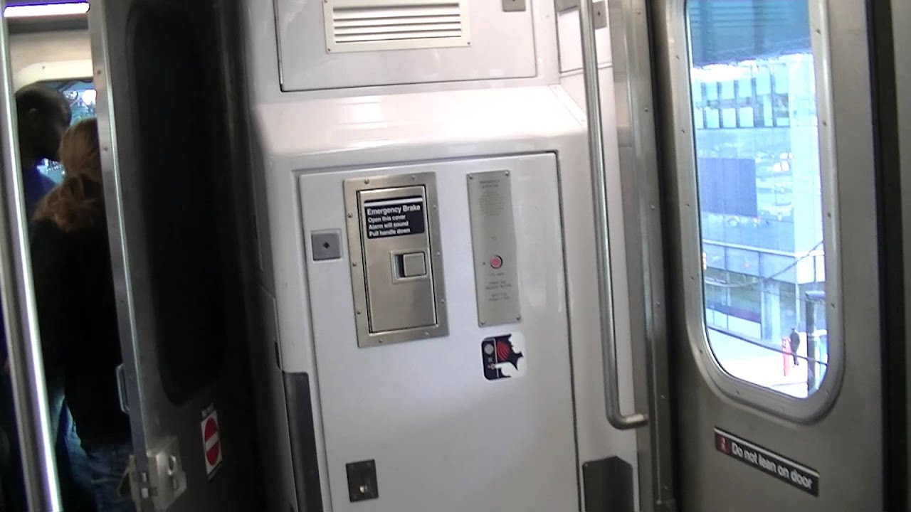 R188 7 train Stripmap, Interior Destination sign and CBTC equipment ...