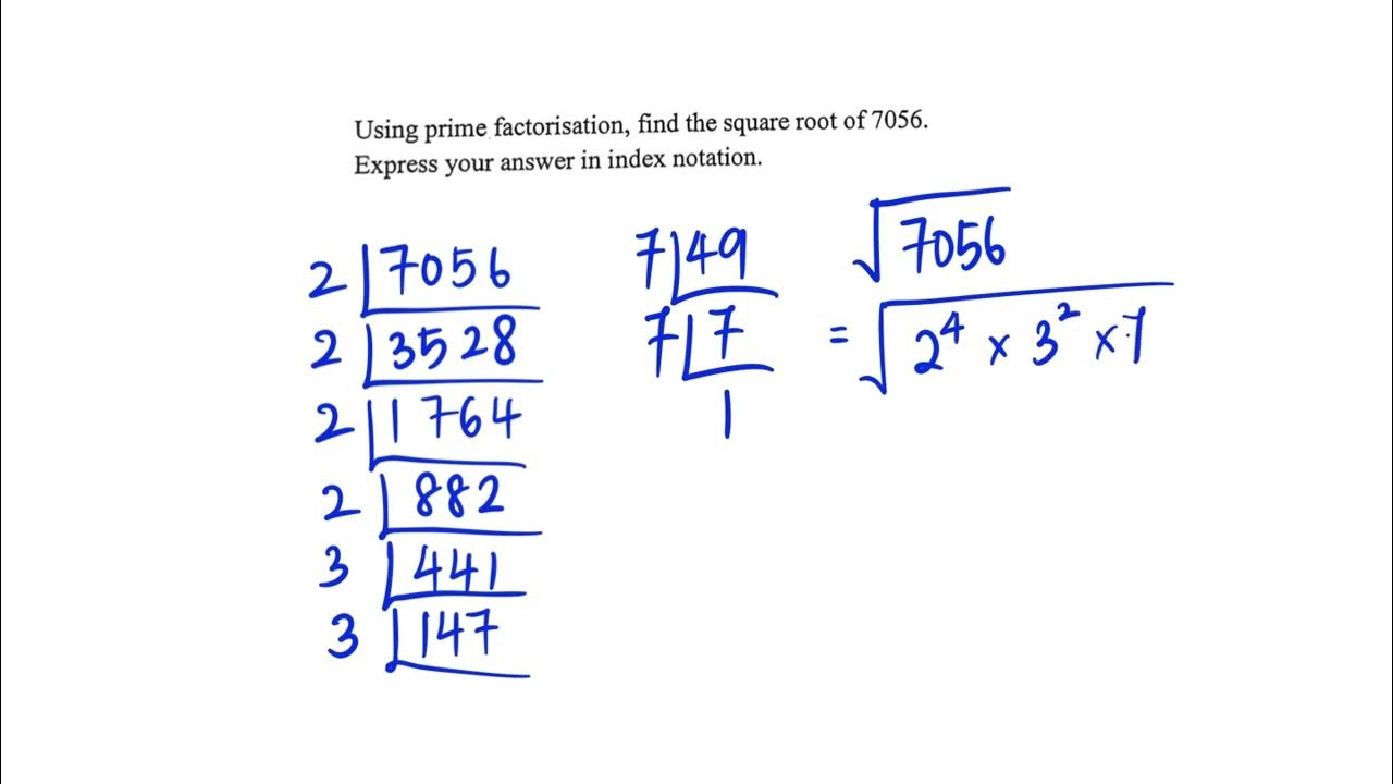 problem-involving-using-prime-factorisation-to-find-square-root-youtube