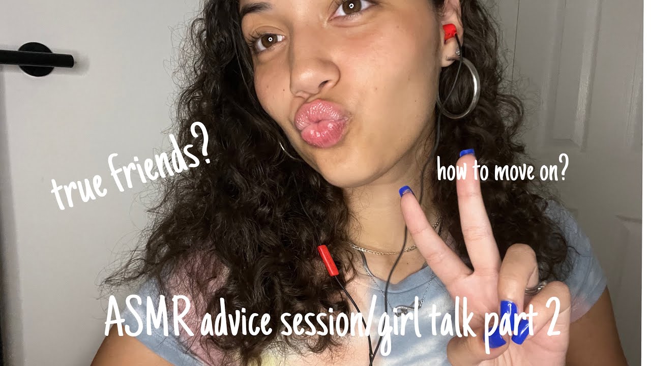 ASMR advice session/girl talk part 2 with fluffy mic scratching 🫣 - YouTube