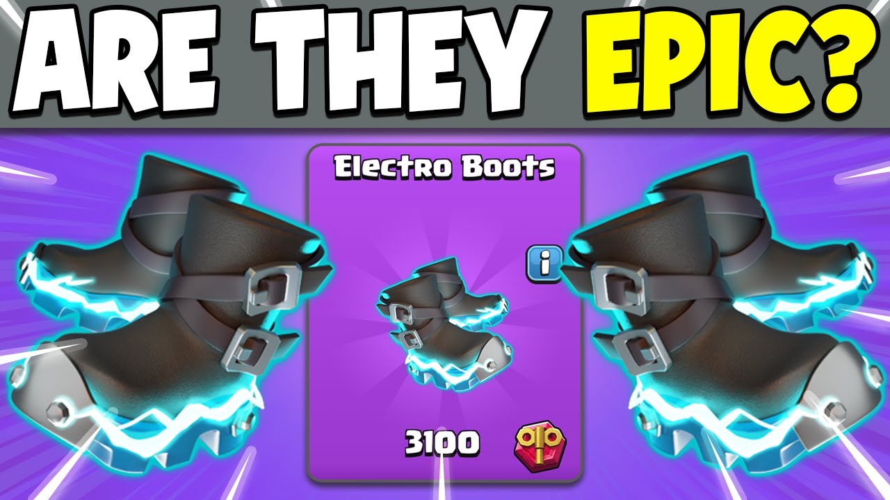 Electro Boots Review & Tips - EPIC or NOT? (Clash of Clans) - YouTube