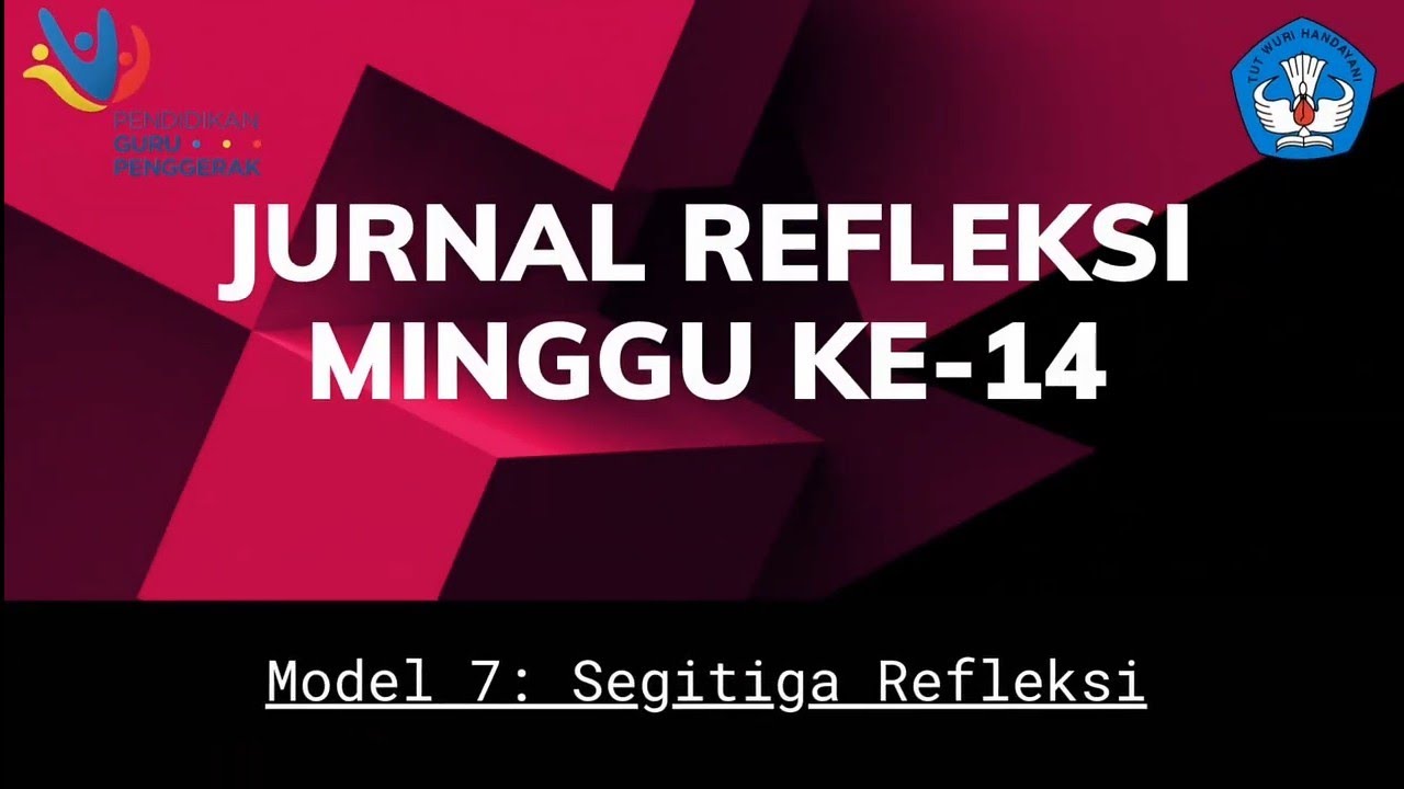 Jurnal Refleksi Minggu Ke-14 Model 7: Segitiga Refleksi - YouTube