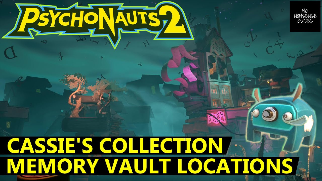 Psychonauts 2 Cassie's Collection Memory Vault Locations - YouTube