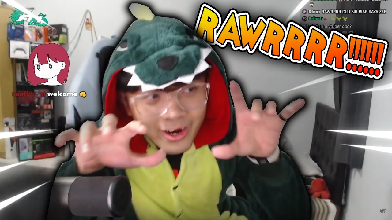 BRO STREAMER TIER S COSPLAY "DINO"RAURUS 🤣🤣🤣 - YouTube