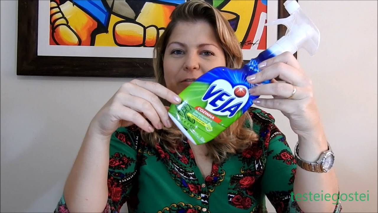 Testei e Gostei Veja Cozinha Desengordurante! Limpeza fácil de gordura ...