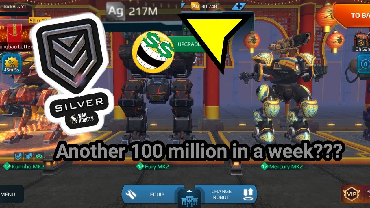 War Robots - Silver Update What is secret! Week 2 / 217 million ...