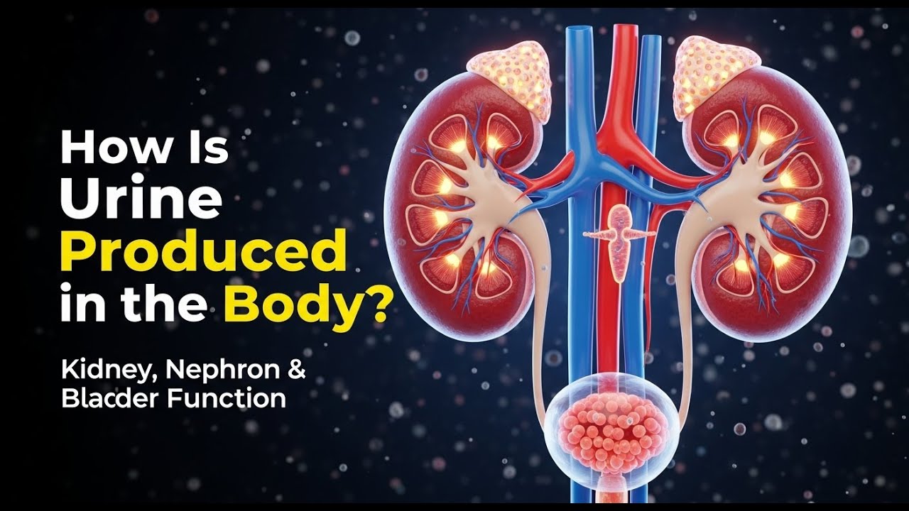Med: How Is Urine Produced in the Body? | Kidney, Nephron & Bladder ...