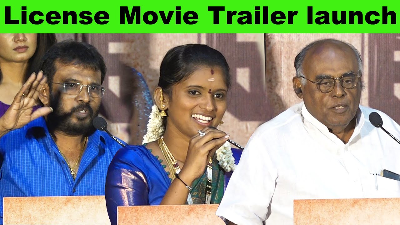 Rajalakshmi senthil, Pala Karuppiah,Perarasu Speech at License Movie ...