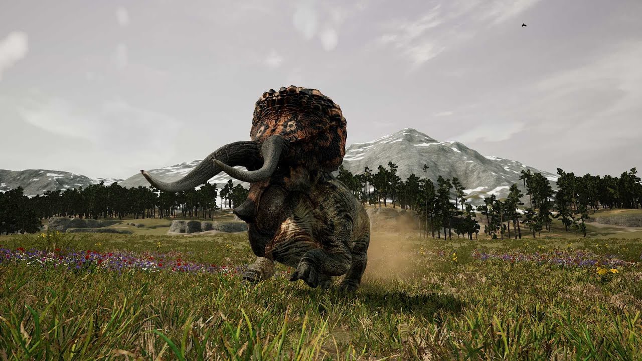 Path of Titans | Triceratops mod showcase - YouTube