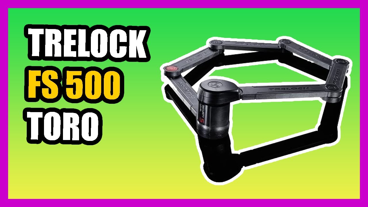 Trelock FS 500 Toro: A Gold Rated Folding Lock - YouTube