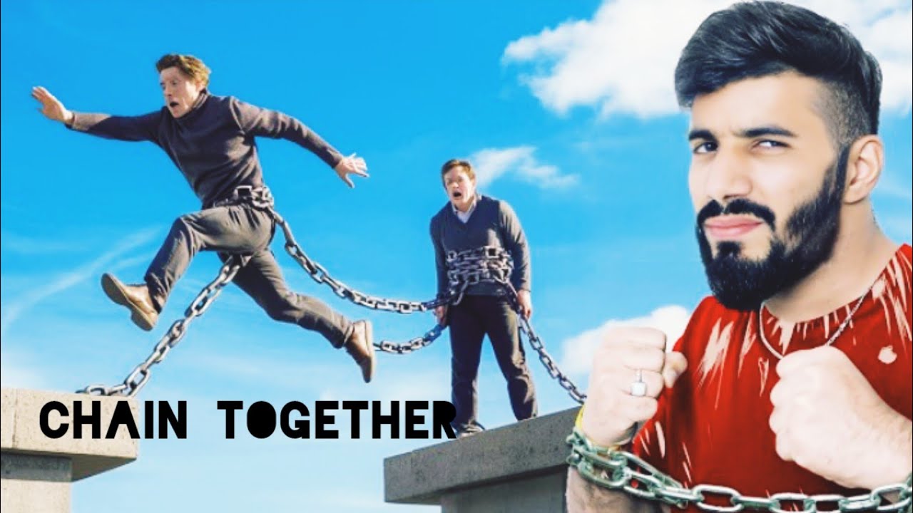 Chained Together Challenge: Can We Escape? - YouTube