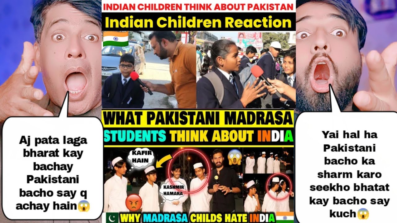 What Pakistani Kids think About India Vs What Indian Kids Think About ...