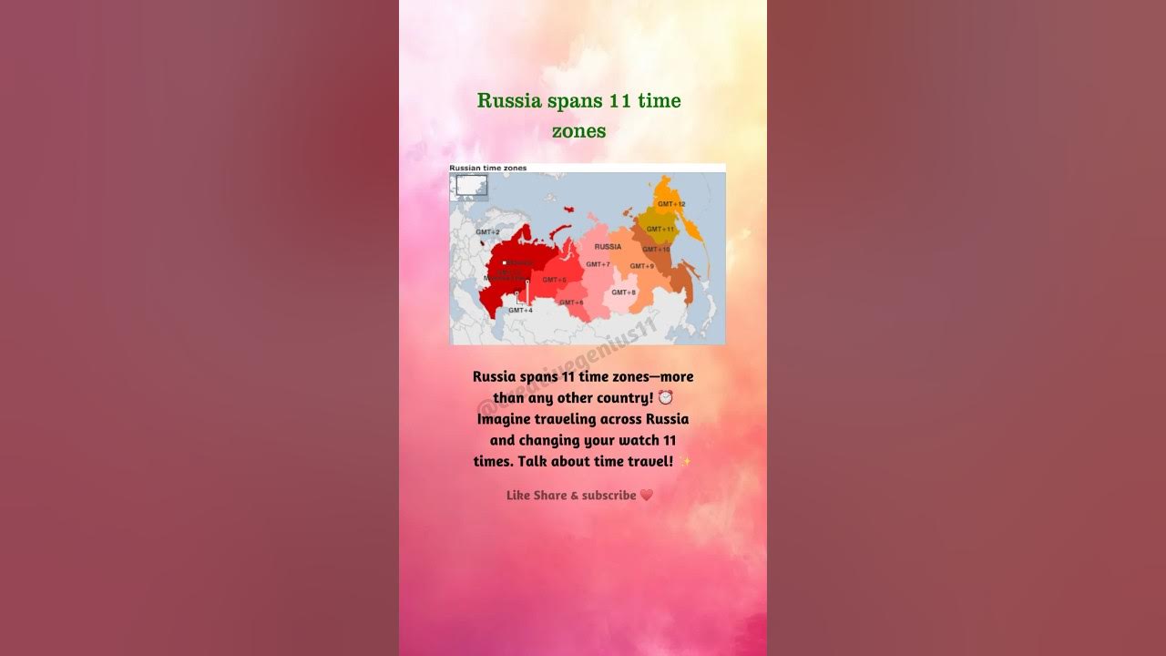 Crossing 11 Time Zones in Russia — The World’s Longest Time Travel! 🚂 #russia #shortsfeed # ...