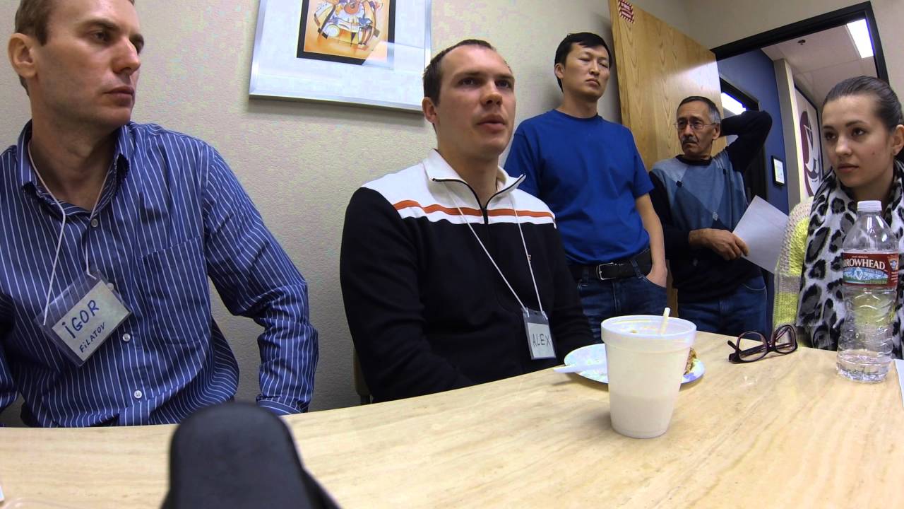 Portnov computer school group 11:11:2014 meeting on kitchen 2 - YouTube