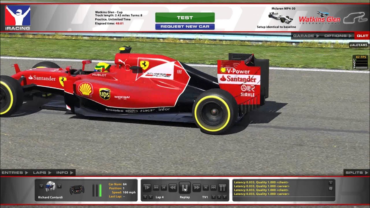 iRacing Formula 1 Test Drive - YouTube