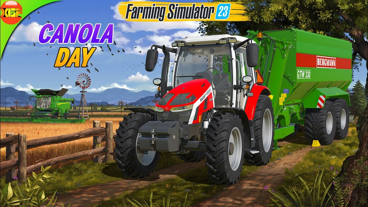 Canola Day! One Day with Every Crop | Farming Simulator 23 Mobile ...