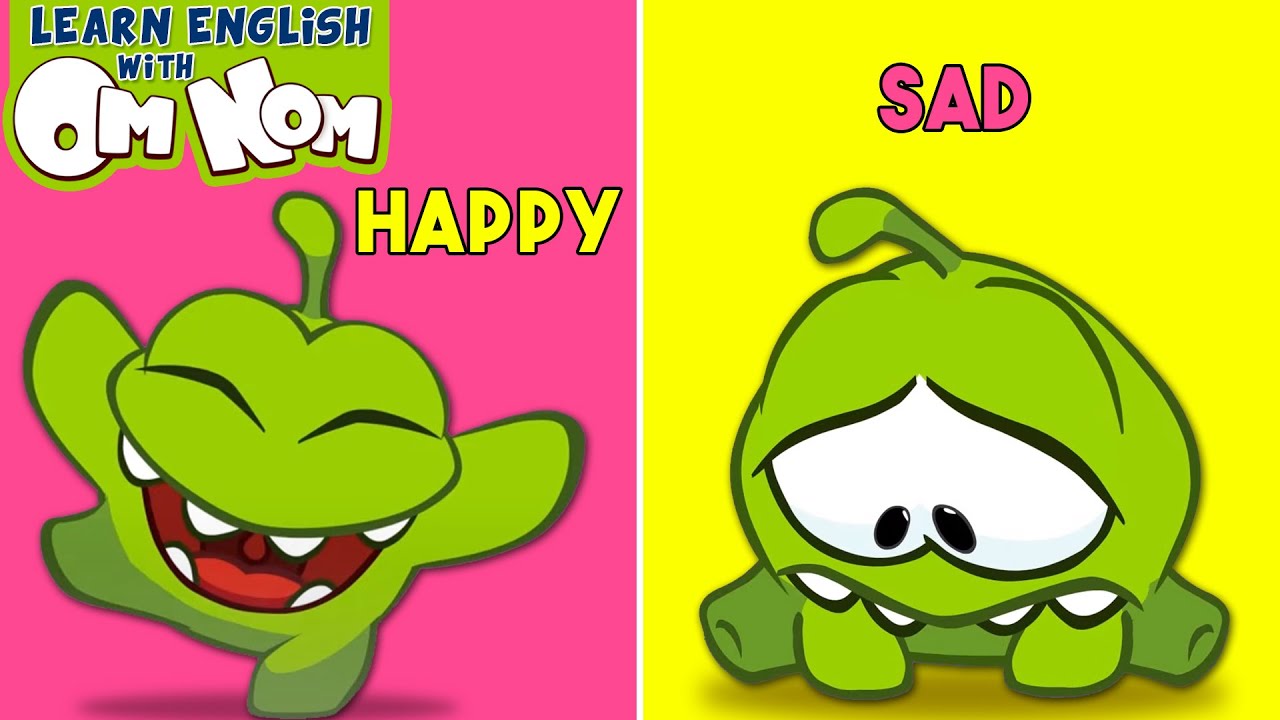 Learn With Om Nom | Learn Expressions With Om Nom | Om Nom Learning ...