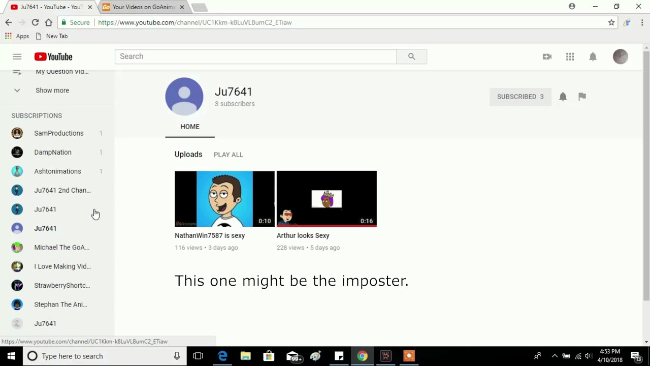 Ju7641 Got Terminated - YouTube