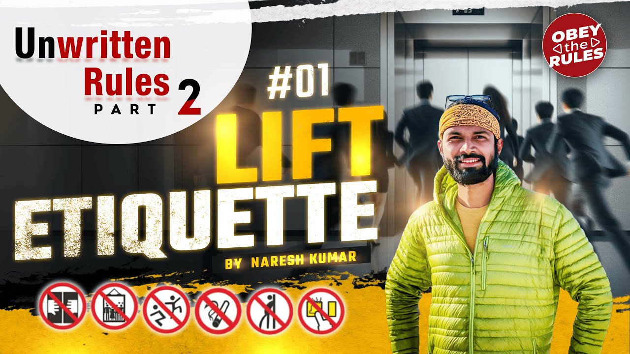 Un Written Rule Season 2 Lift Etiquette #ElevatorEtiquette #otr # ...