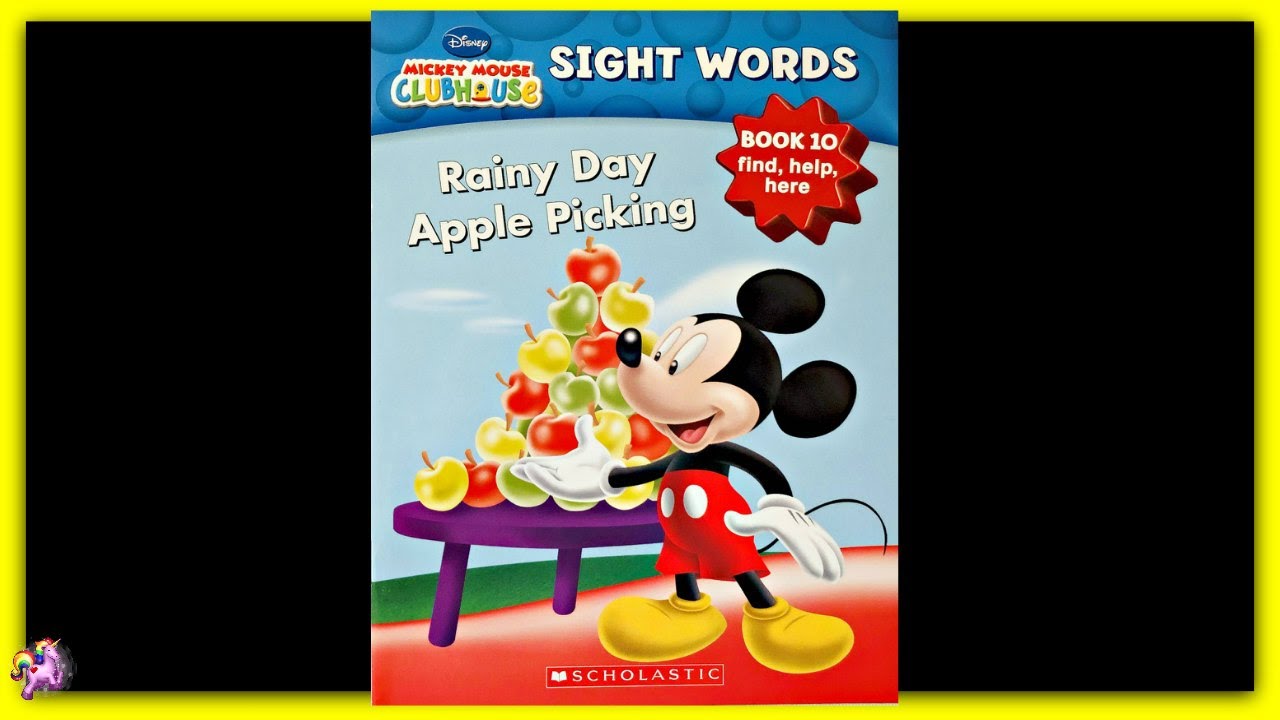 DISNEY MICKEY MOUSE "RAINY DAY APPLE PICKING" - Read Aloud - Storybook ...