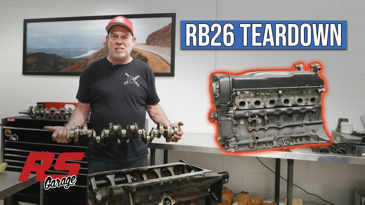 Stock RB26 Engine Teardown | How Does It Compare to a 2JZ? | RS Garage ...