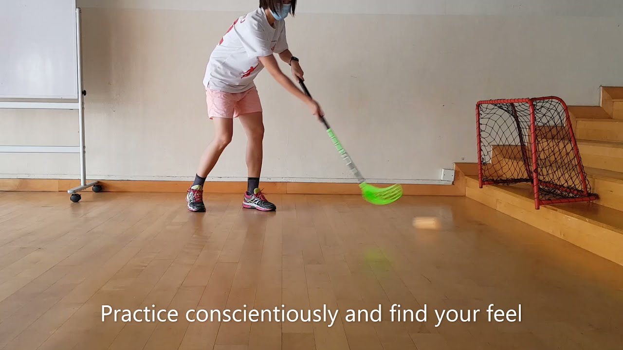 Floorball - Passing Drill - Cushion and Drag Pass - YouTube