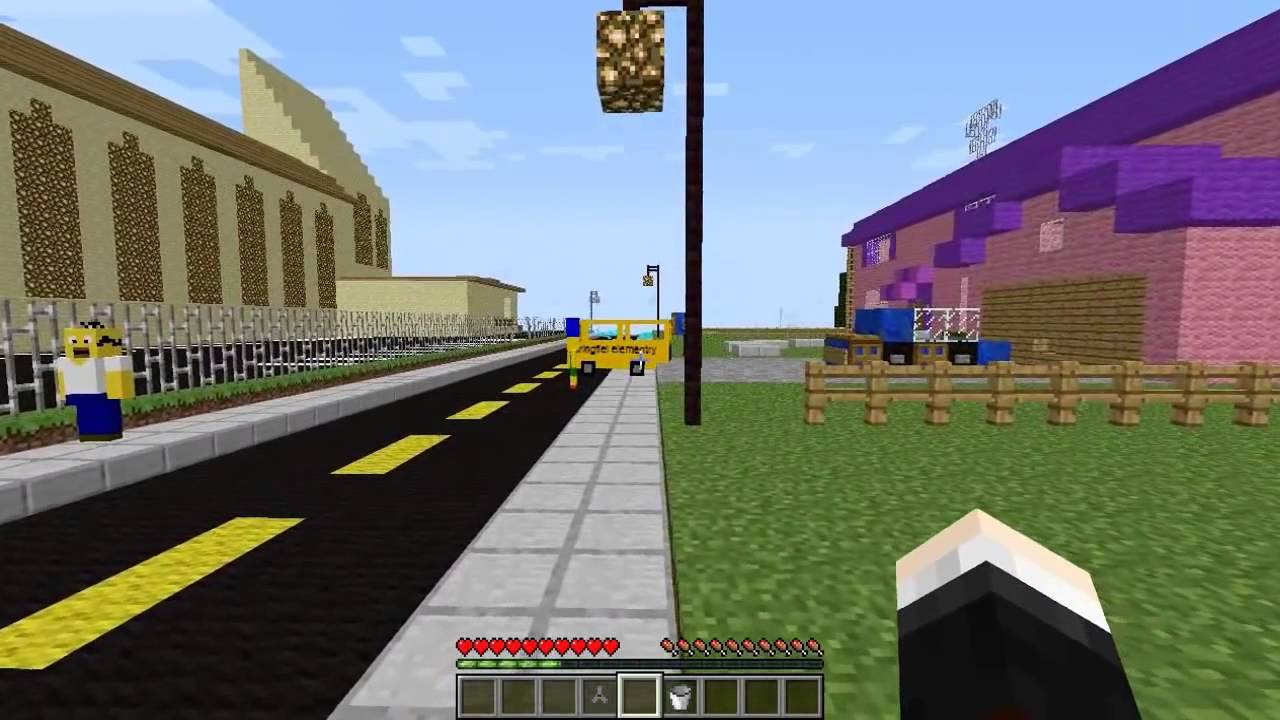 Minecraft | THE SIMPSONS! | Mod Showcase [1.4.7] TDM - YouTube