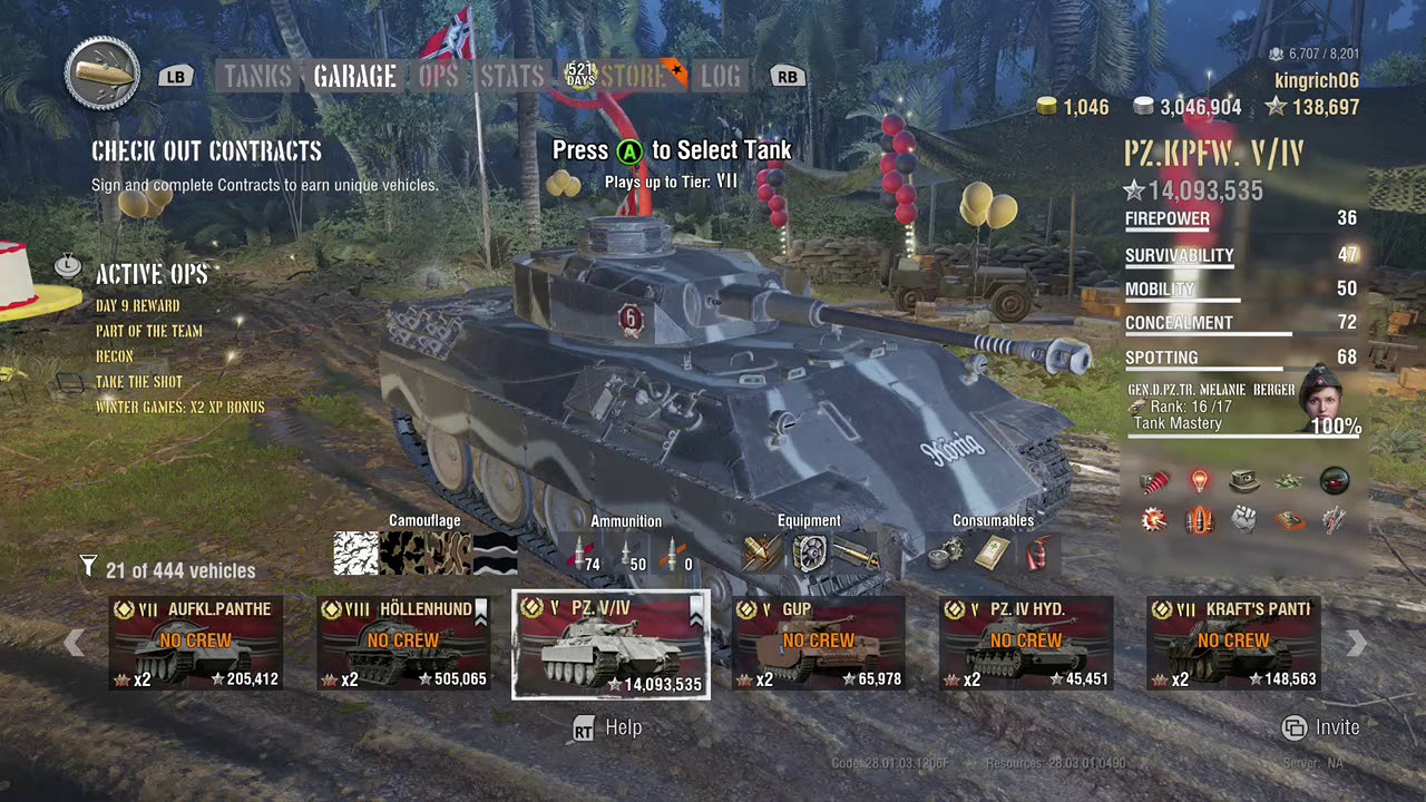 World of Tanks Mercenaries Winter Games Final Premium done - YouTube