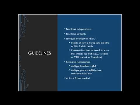 Multiple Baseline and Multiple Probe Designs - YouTube