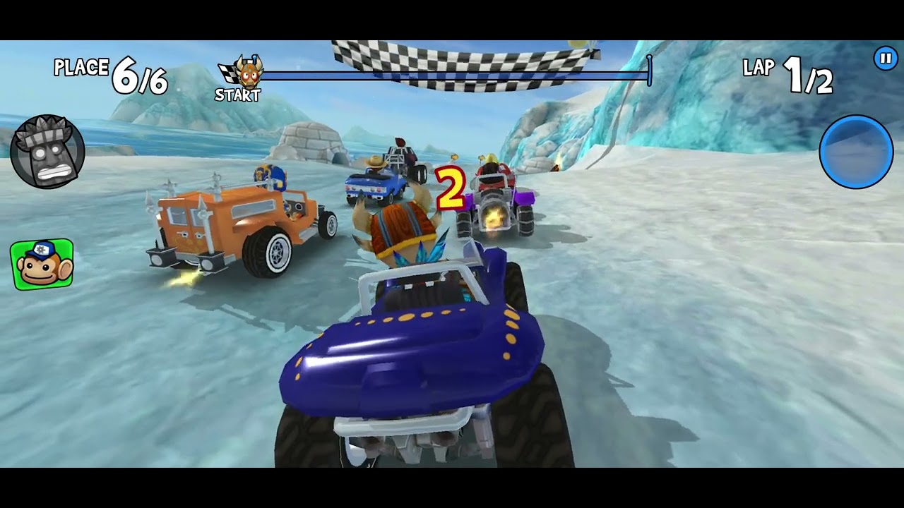 Championships with oog-oog. Beach Buggy Racing 1#bbracing #car #gaming ...