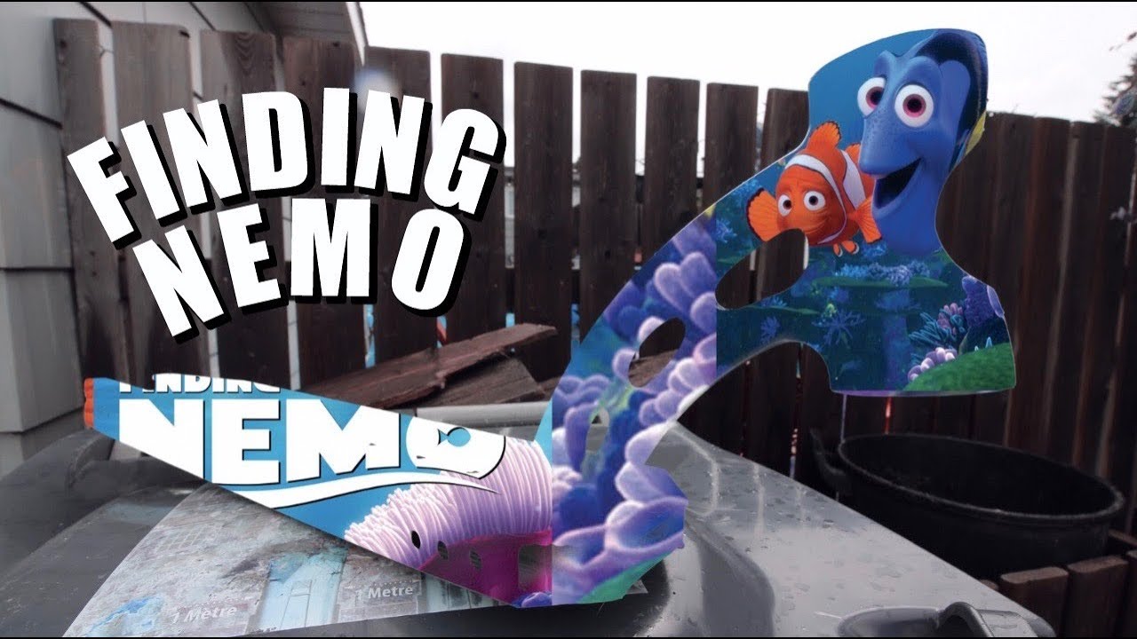 I Made A Finding Nemo Scooter Deck... - YouTube