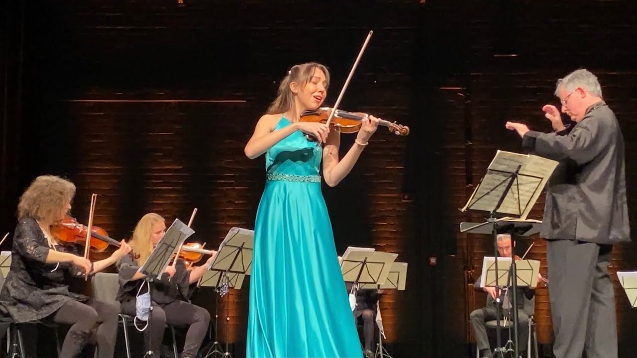 Alexandra Cooreman plays Mendelssohn Violin Concerto N°1 (2nd m.), Eric ...