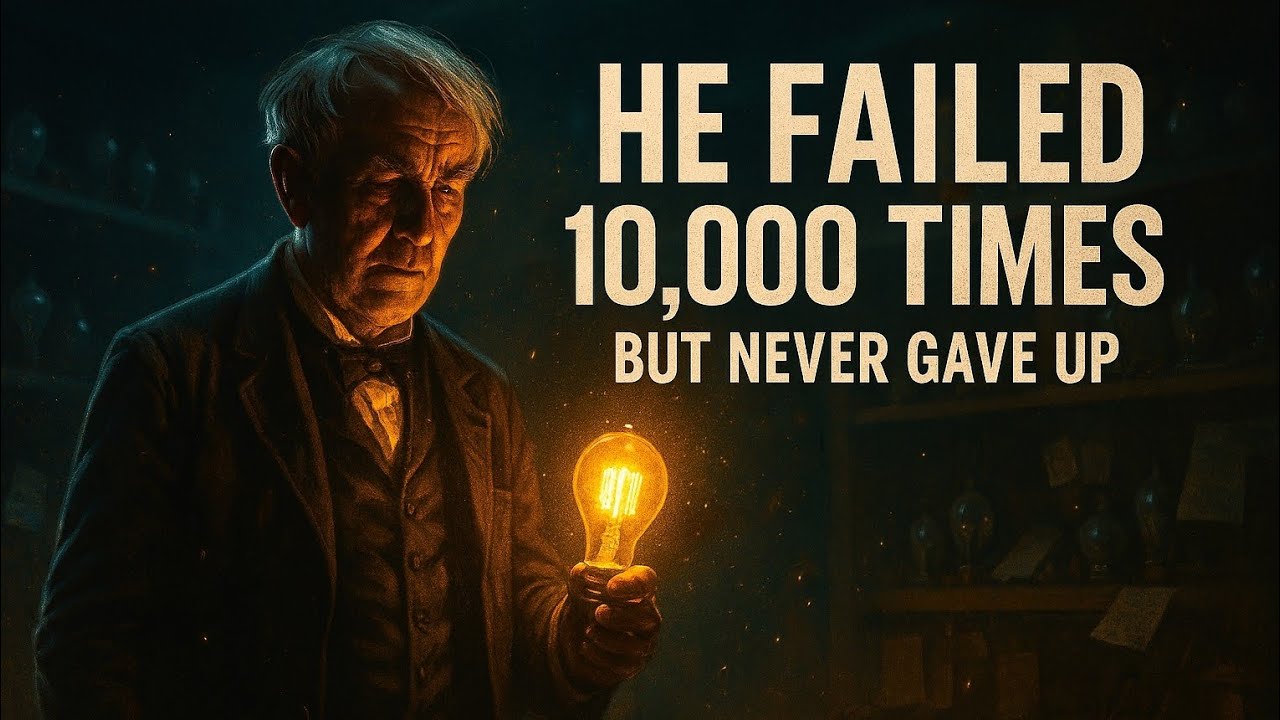 The Man Who Turned Failure Into Light | Thomas Edison’s Incredible ...