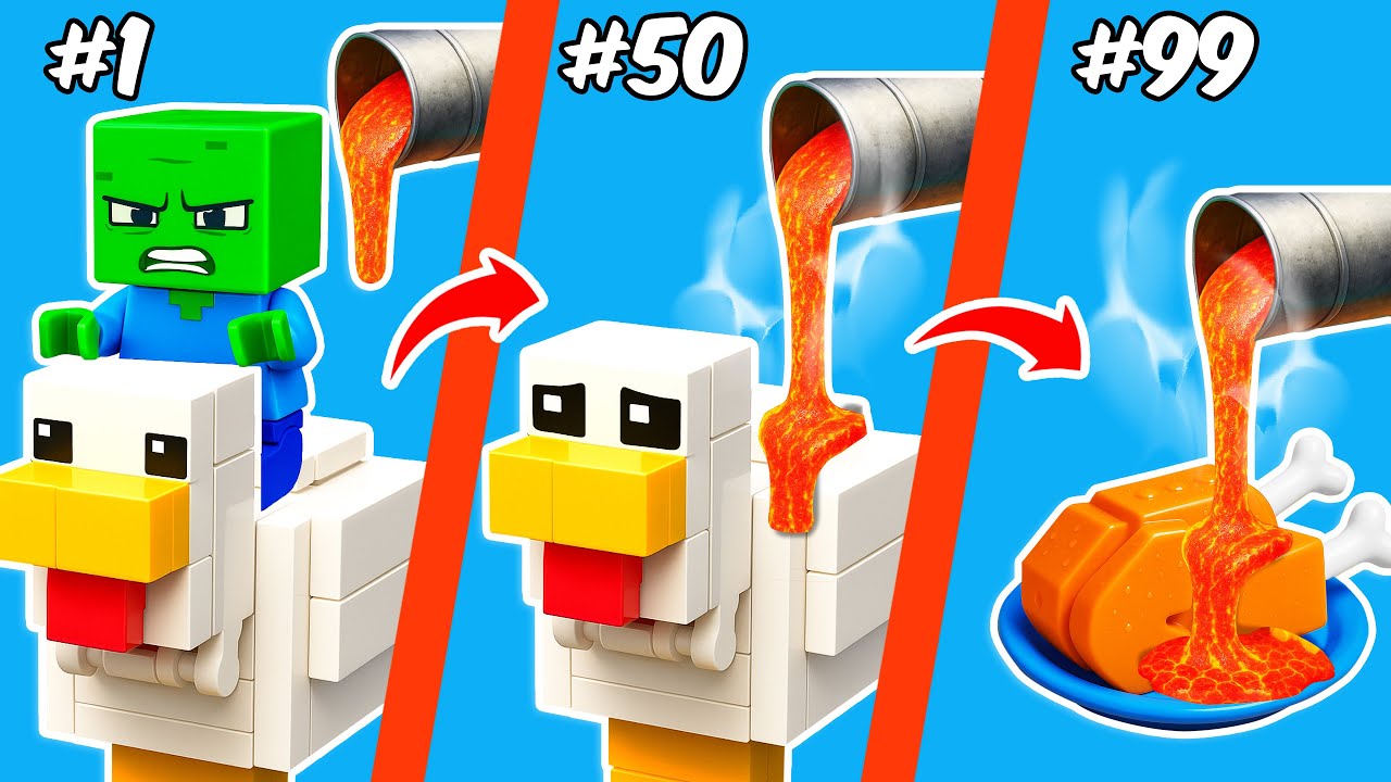 I Build MINECRAFT Movie Out of LEGO... | FUNZ Bricks - YouTube