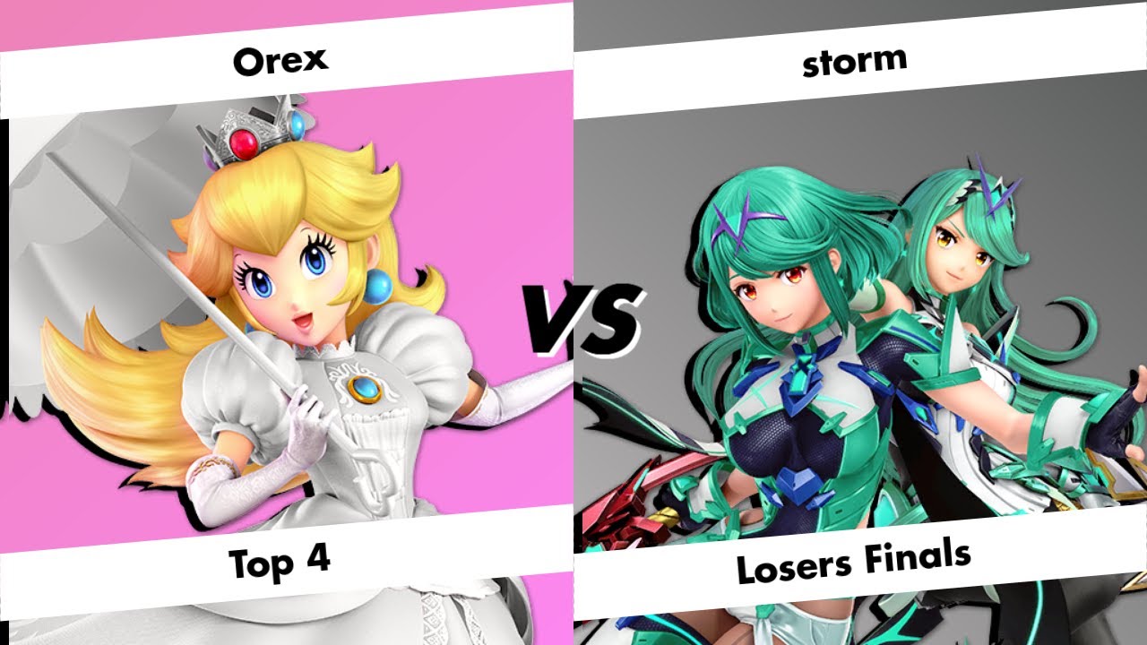 Orex (Peach) vs storm (Pyra/Mythra) | Smash the Cave #100 - Losers ...