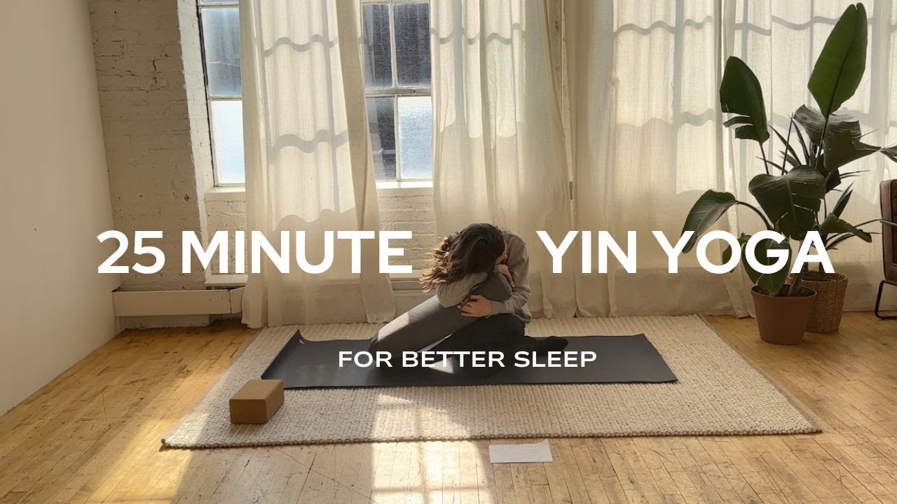 25 Min || Yin Yoga For Sleep - YouTube