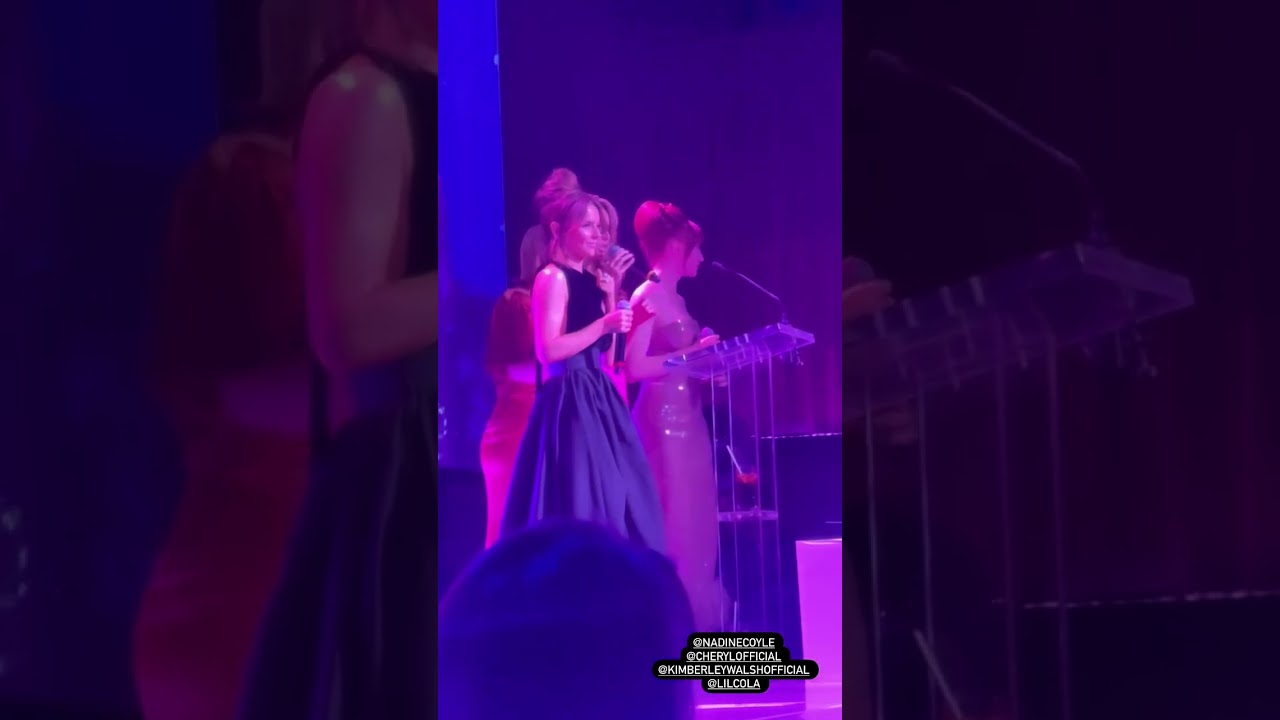 Girls Aloud talking on stage at Sarah’s Primrose Ball - YouTube