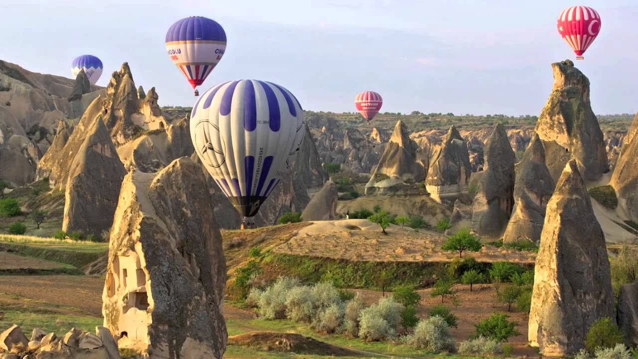 Hot Air Balloon Flight in Cappadocia Turkey - YouTube
