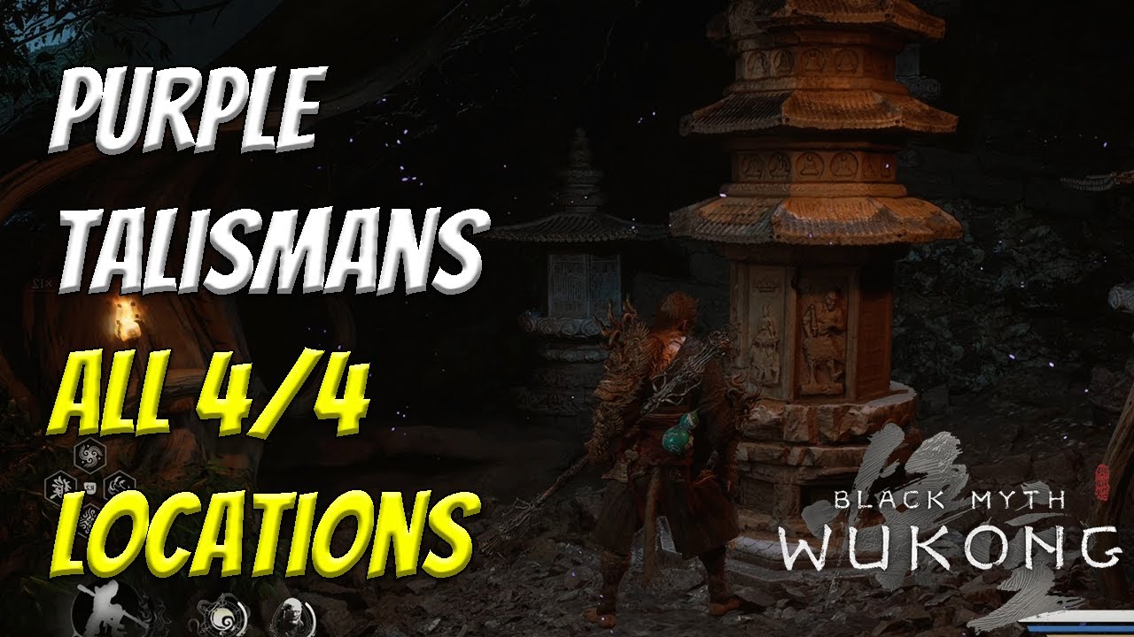 Where to find the 4 Purple Talisman Statues - The Webbed Hollow | Black ...