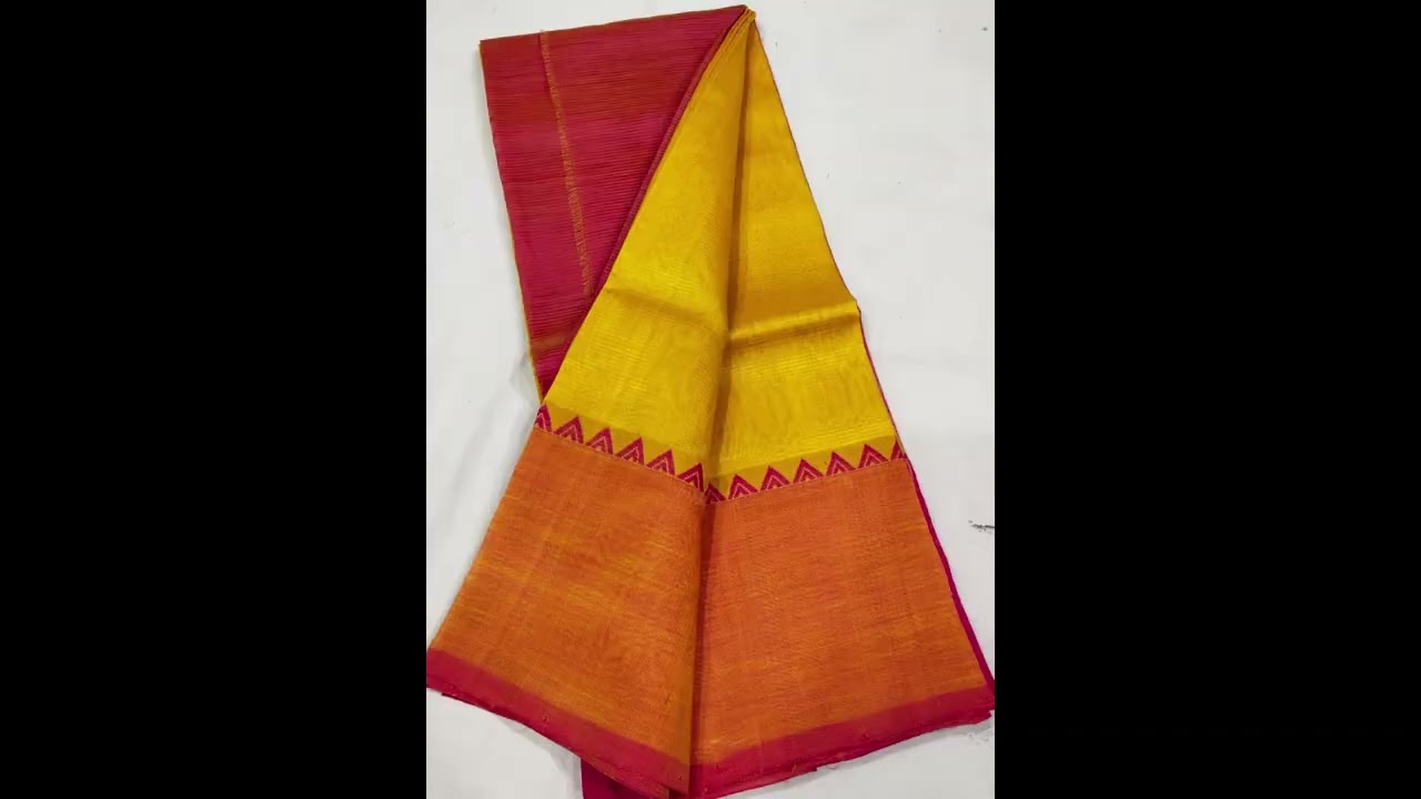 BEAUTIFUL AND COLORFUL HANDLOOM PURE SILK COTTON SAREES - YouTube