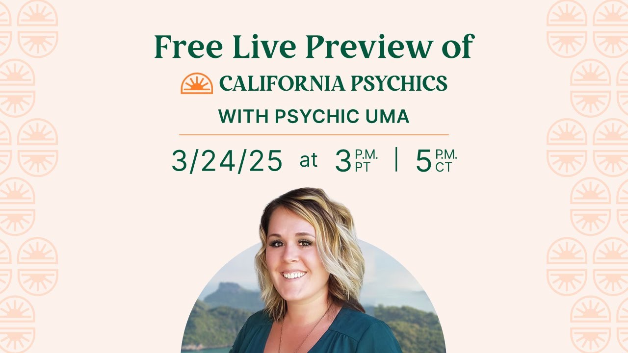 Free Live Preview of California Psychics with Psychic Uma - YouTube