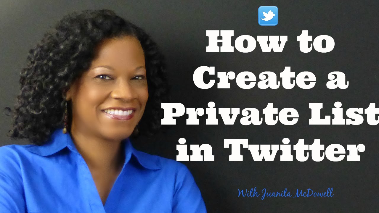 How To Create A Private List In Twitter YouTube How To Create A Private List In Twitter YouTube
