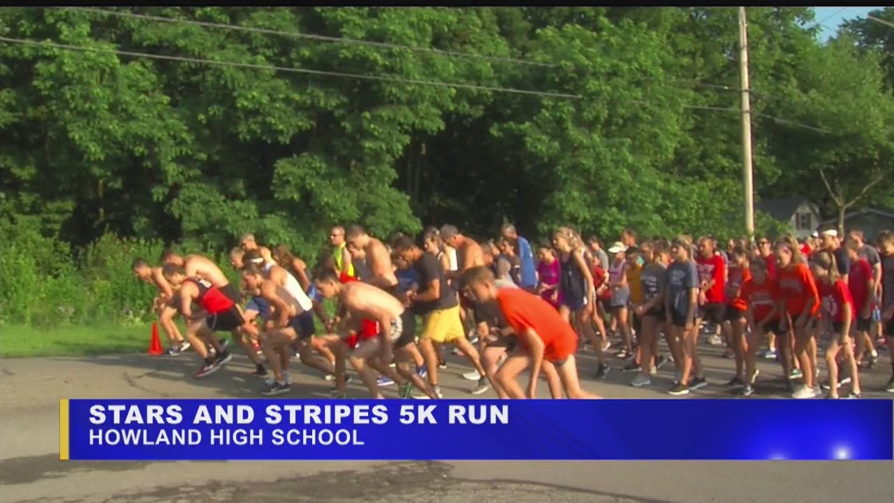 Howland celebrates Fourth of July with annual 5K run - YouTube
