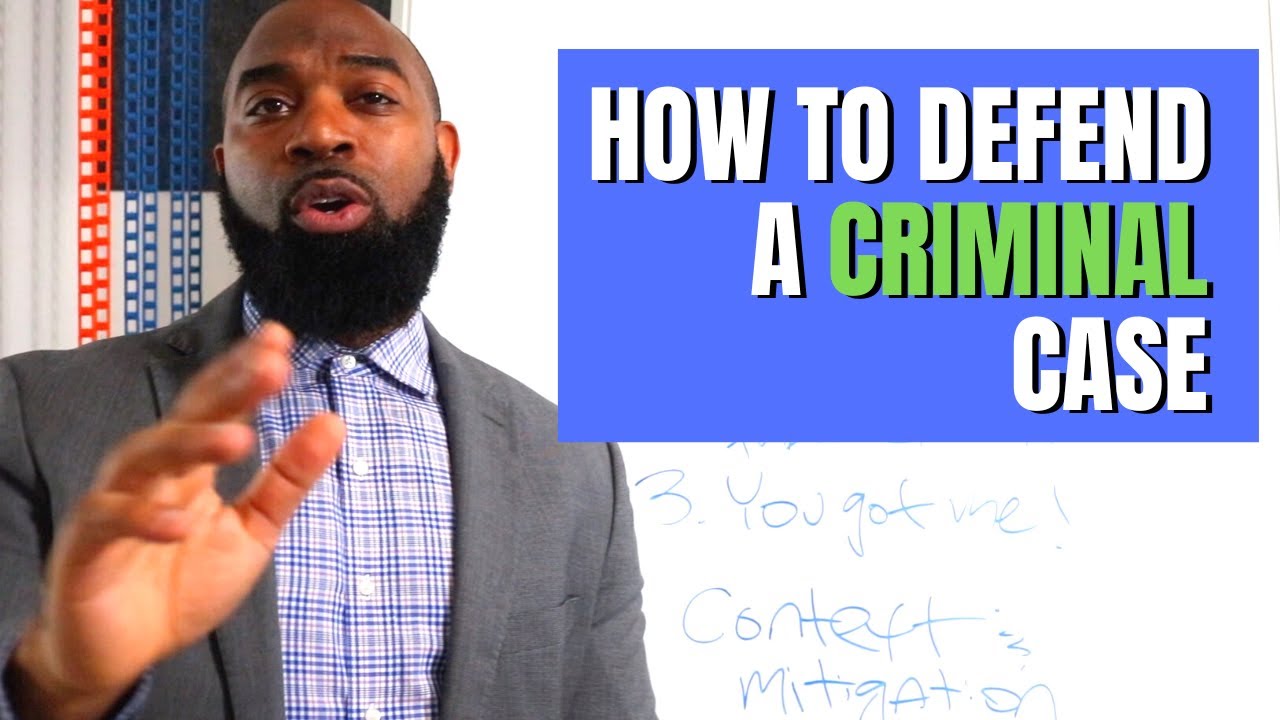 How to Defend A Criminal Case - YouTube