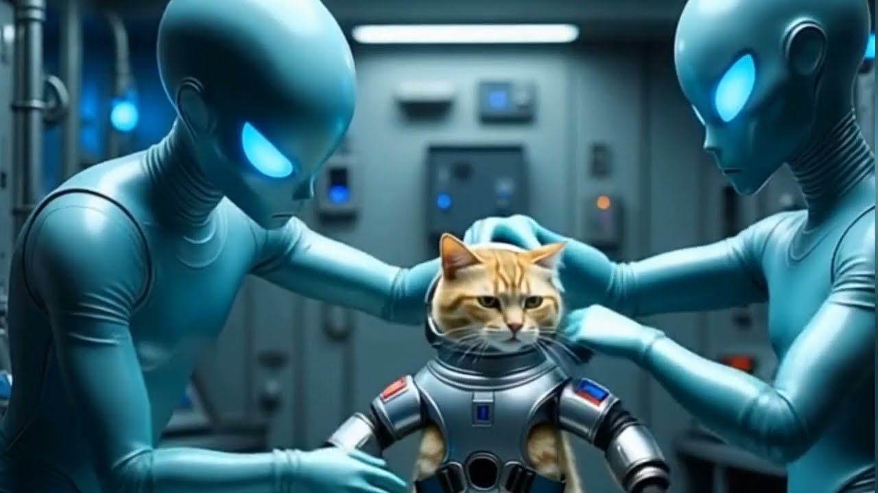 Alien sent Cat to space ship#cat #cats #catvideos #catshorts #earth ...