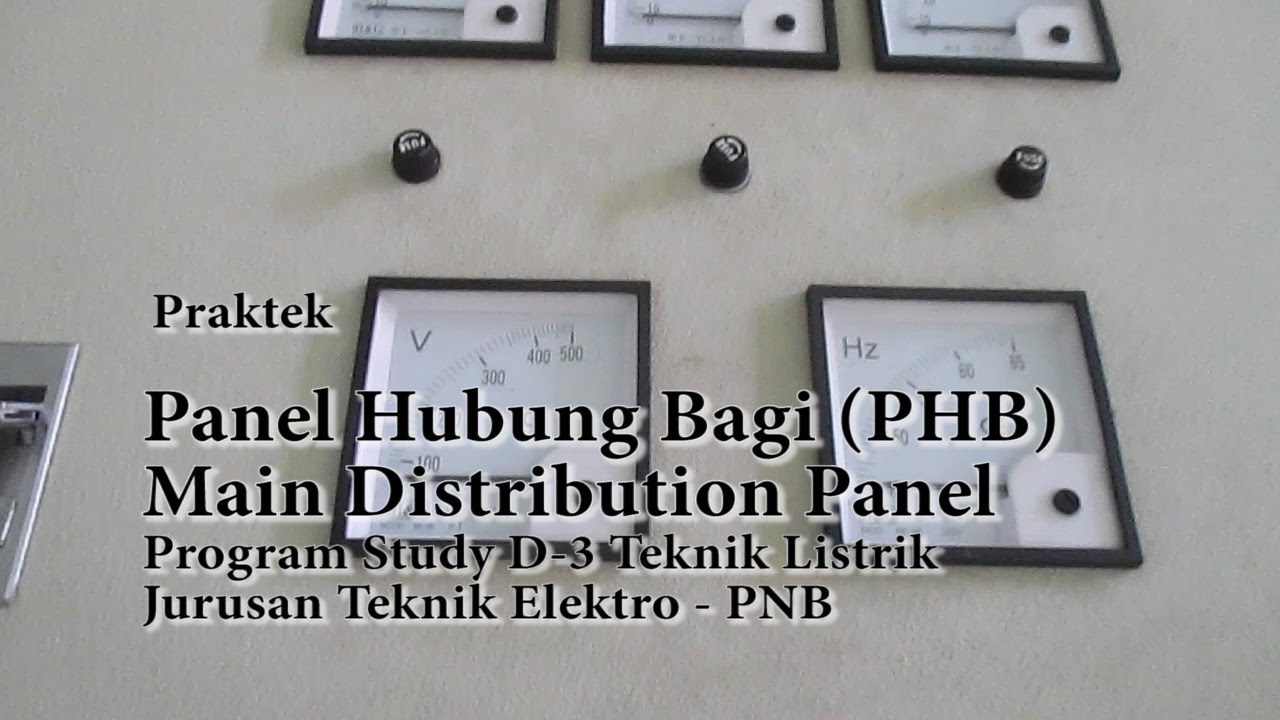 Pelaksanaan Praktek Panel Hubung Bagi (PHB) - YouTube