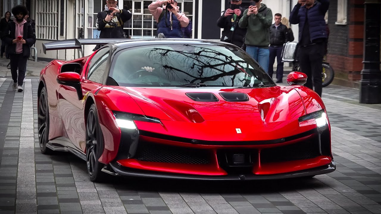The FIRST Ferrari SF90 XX Arrives in London! - YouTube