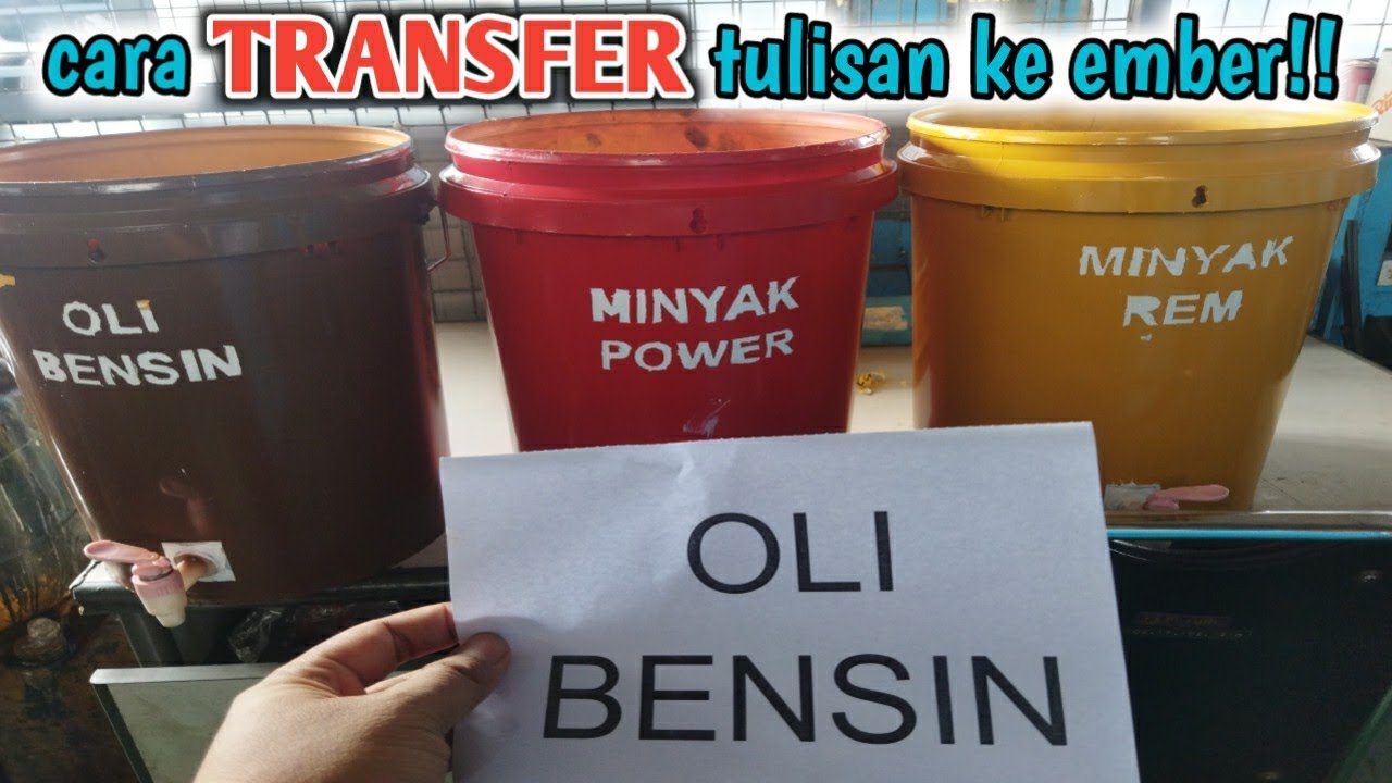 cara TRANSFER tulisan ke ember#idekreatif #ideas #tutorial #diy # ...
