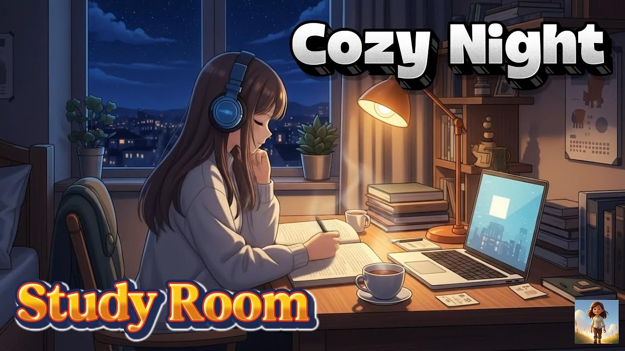 This Cozy Room Makes Homework Fun - Relaxing Music #0001 - YouTube