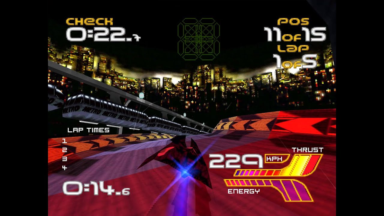 Wipeout XL / 2097 (Playstation) Piranha Challenge - YouTube